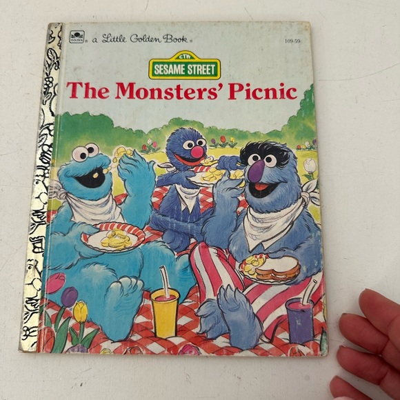 Other | Sesame Street The Monsters Picnic A Little Golden Book 1st ...